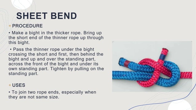 BASIC KNOT TYING AND PROCEDURES OF KNOT TYING | PPTX