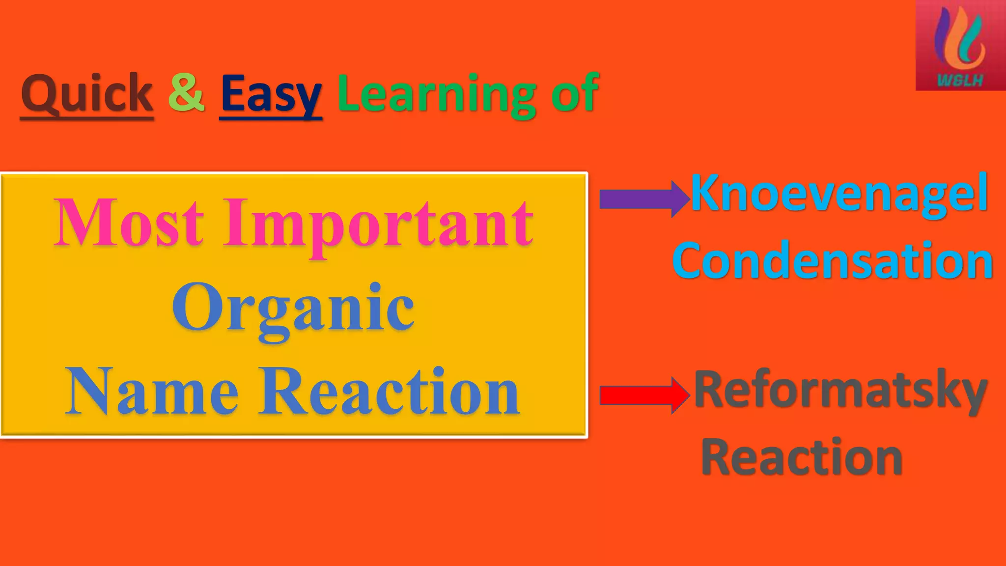 Knoevenagel condensation|Reformatsky Reaction|Mechanism|Easily ...