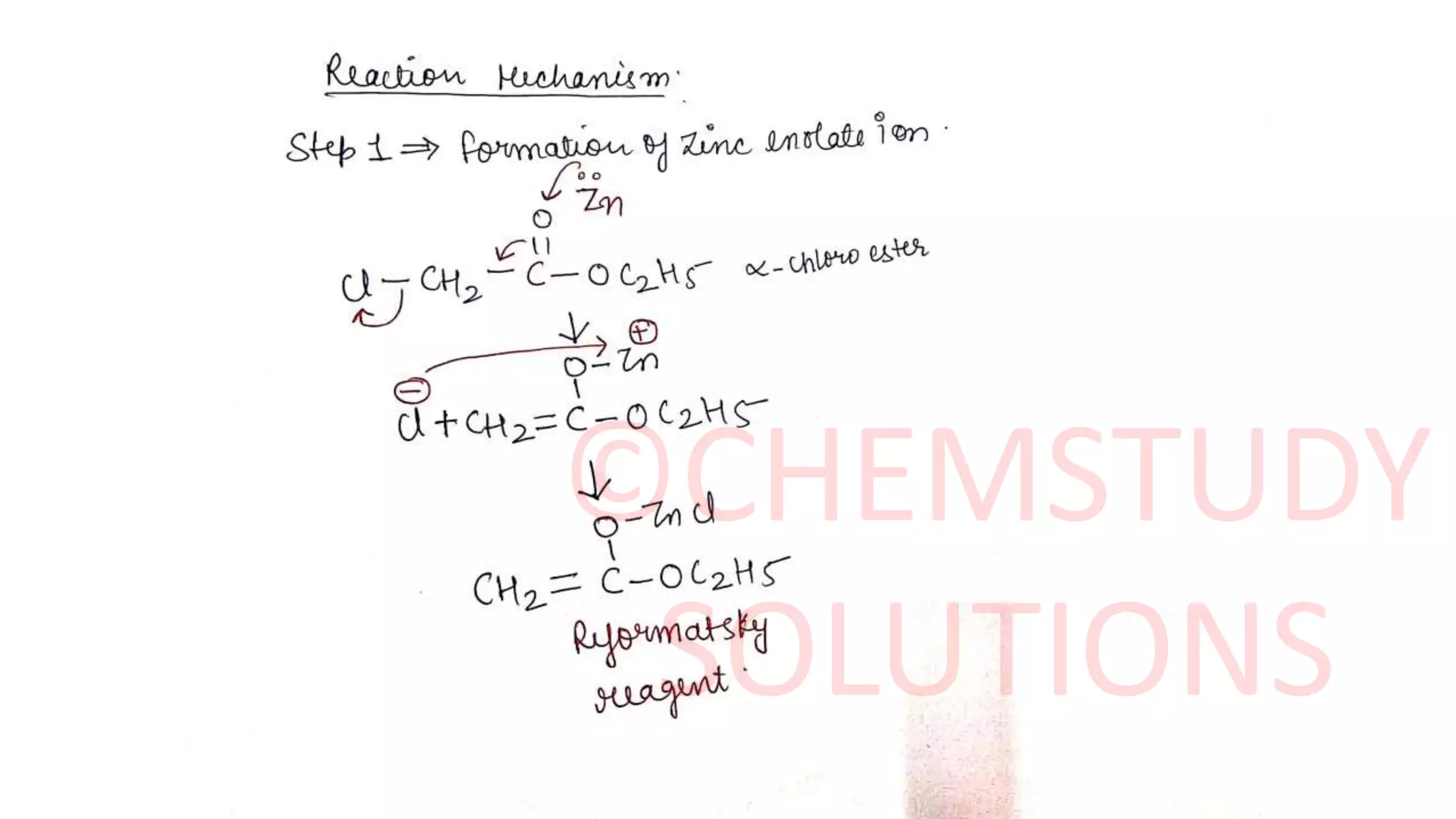 Knoevenagel condensation|Reformatsky Reaction|Mechanism|Easily ...