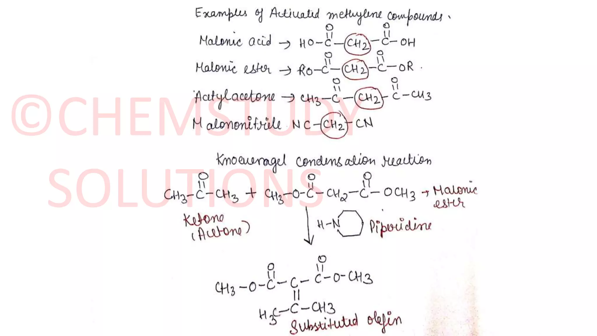 Knoevenagel condensation|Reformatsky Reaction|Mechanism|Easily ...
