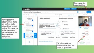 Tutorial de Knovio | PPTX