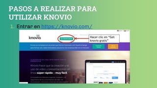 Tutorial de Knovio | PPTX
