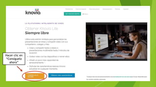 Tutorial de Knovio | PPTX