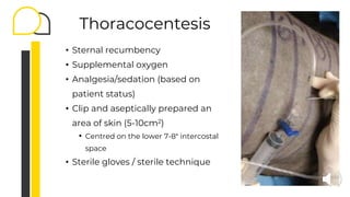 Know how to thoracocentesis and thoracostomy tubes | PPTX