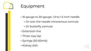 Know how to thoracocentesis and thoracostomy tubes | PPTX