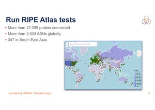 Know Your Network: Why every network operator should host a RIPE Atlas probe | PPT