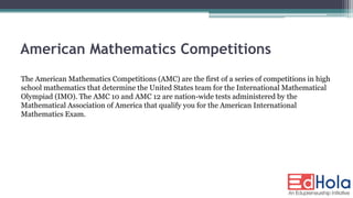 Know about amc 10 & amc 12 | PPT