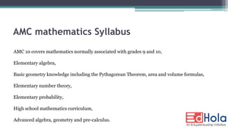 Know about amc 10 & amc 12 | PPT