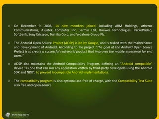Know about Android Operating System | PPT