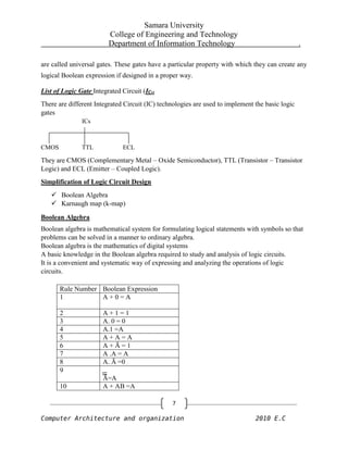 Know about basic logic gates with truth tables | PDF | Operating ...