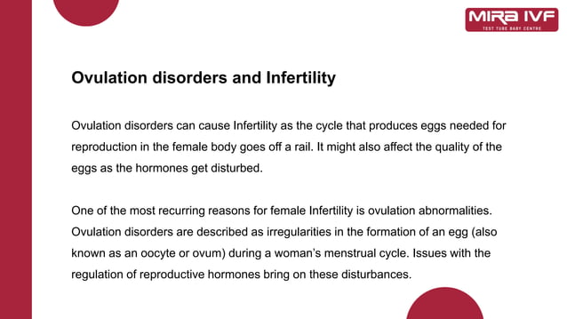 Know About Common Ovulation Disorders | PPTX | Hormonal Disorders ...