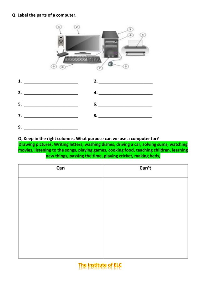 Know about Computer 2 | PDF