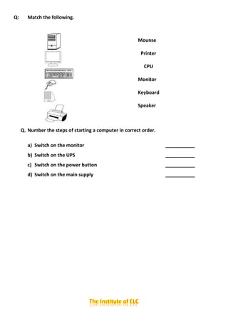 Know about Computer 2 | PDF