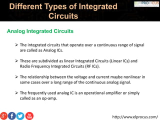Know About Different Types of Integrated Circuits | PPTX