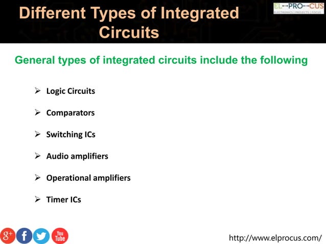 Know About Different Types of Integrated Circuits | PPTX | Consumer Electronics | Technology ...