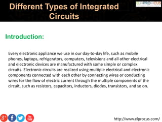 Know About Different Types of Integrated Circuits | PPTX
