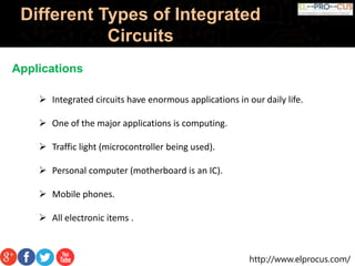 Know About Different Types of Integrated Circuits | PPTX