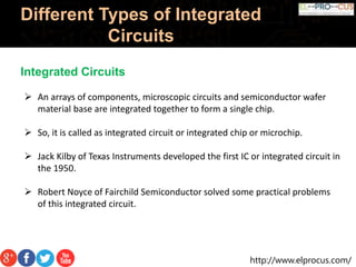 Know About Different Types of Integrated Circuits | PPTX