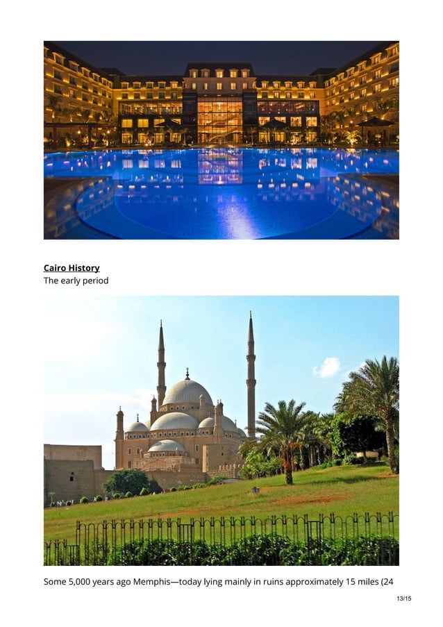 Know about egypt cairo | PDF