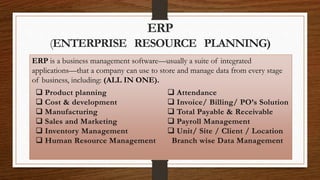 Know about ERP | PPT