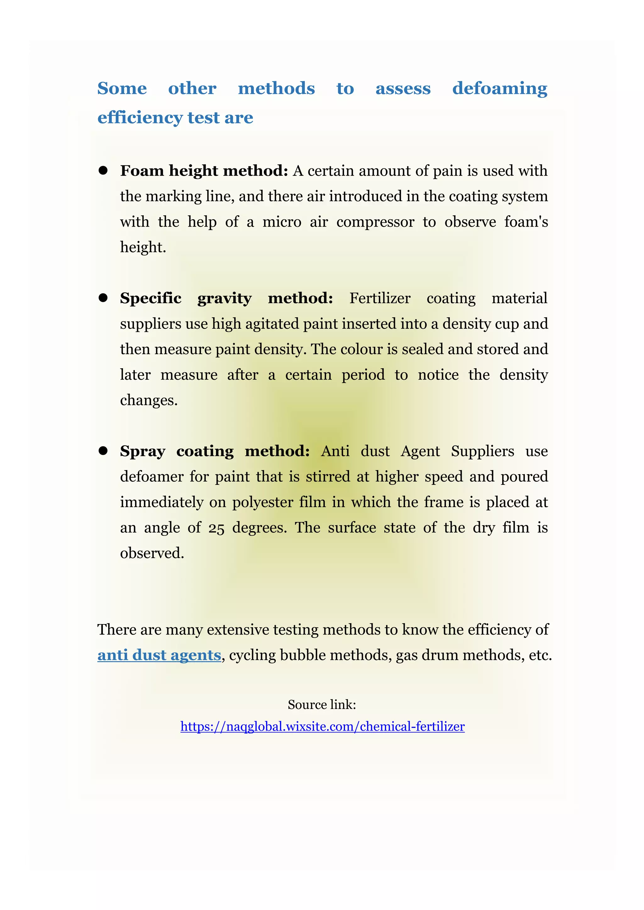 Know about fertilizer coating material | PDF