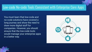 Top 10 Things you need to know about LCNC software | PDF