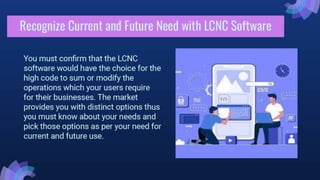 Top 10 Things you need to know about LCNC software | PDF | Computer ...