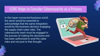 Top 10 Things you need to know about LCNC software | PDF