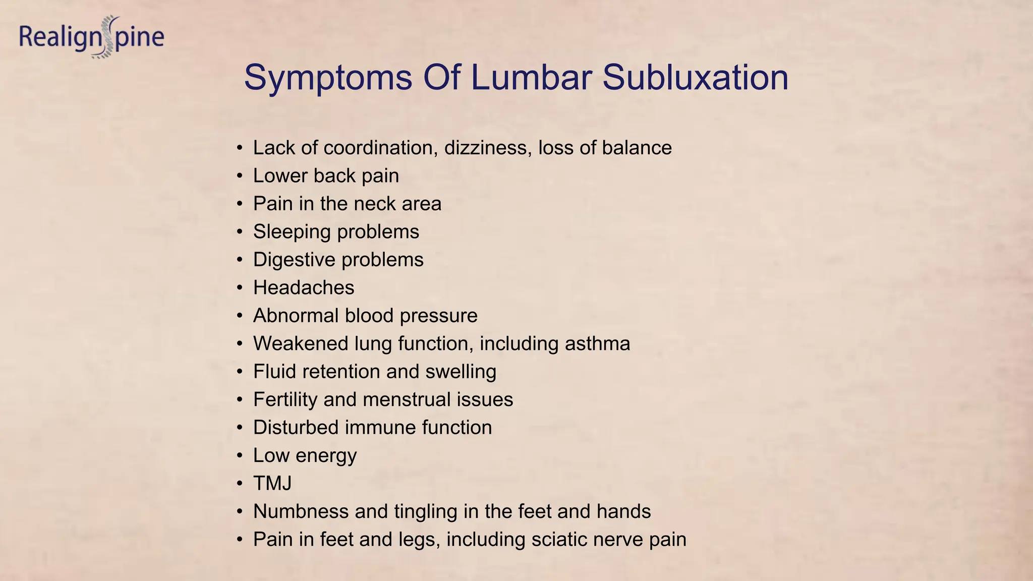 Know About Lumbar Subluxation | PPT