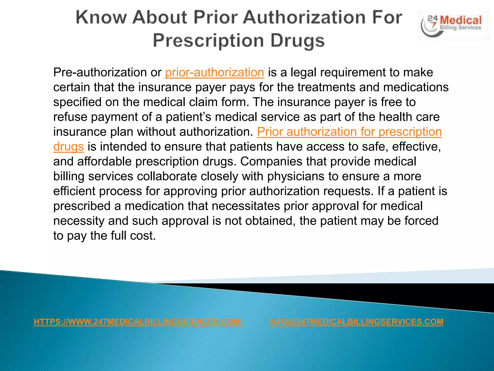Know About Prior Authorization For Prescription Drugs.pptx