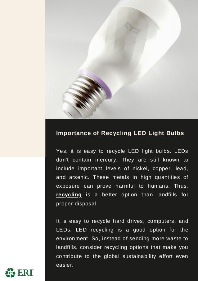 Know About Recycling LEDs! | PDF