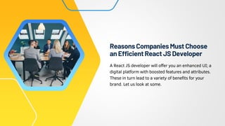 Know About The Added Speed And Functionality Of React JS Web ...