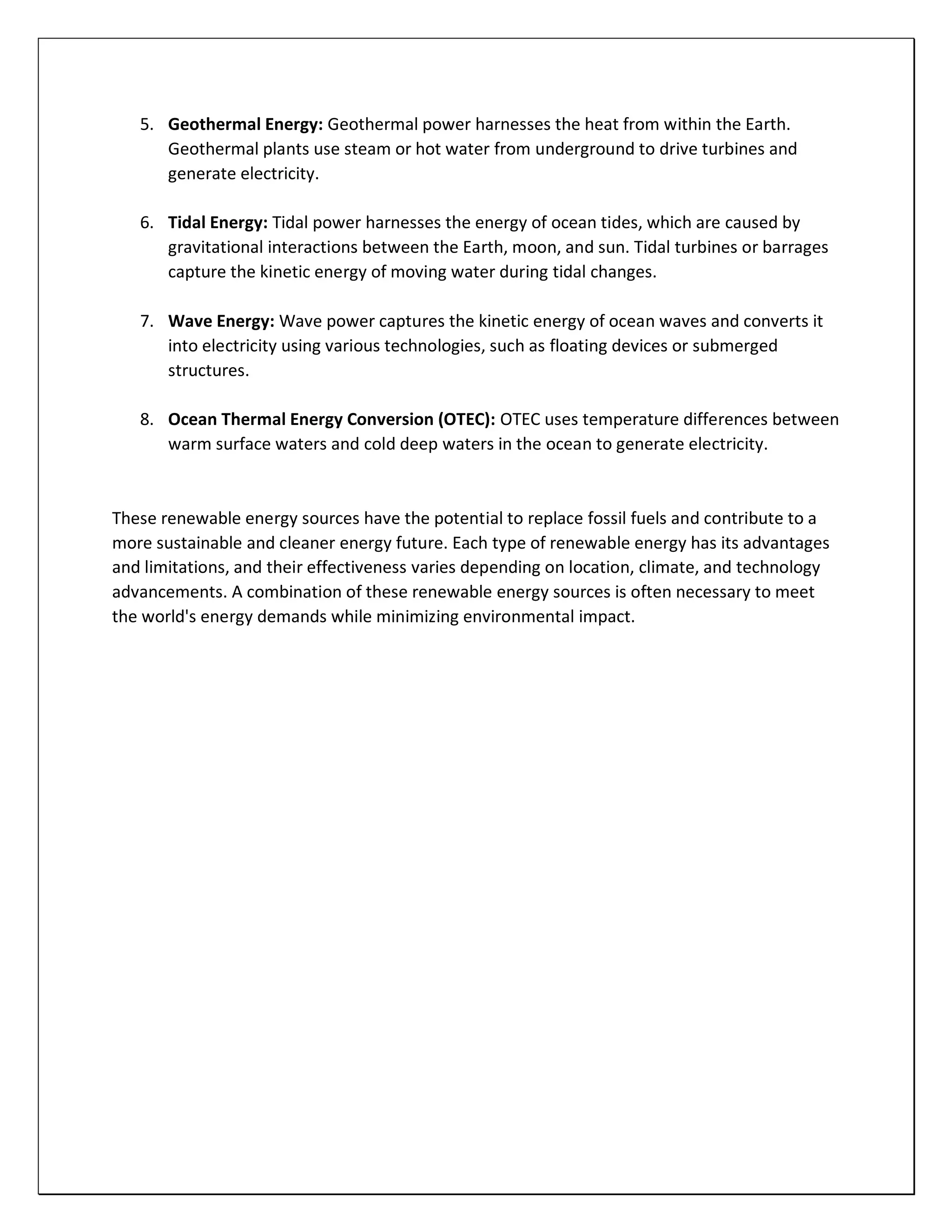 Know about the Different Types of Renewable Energy.pdf