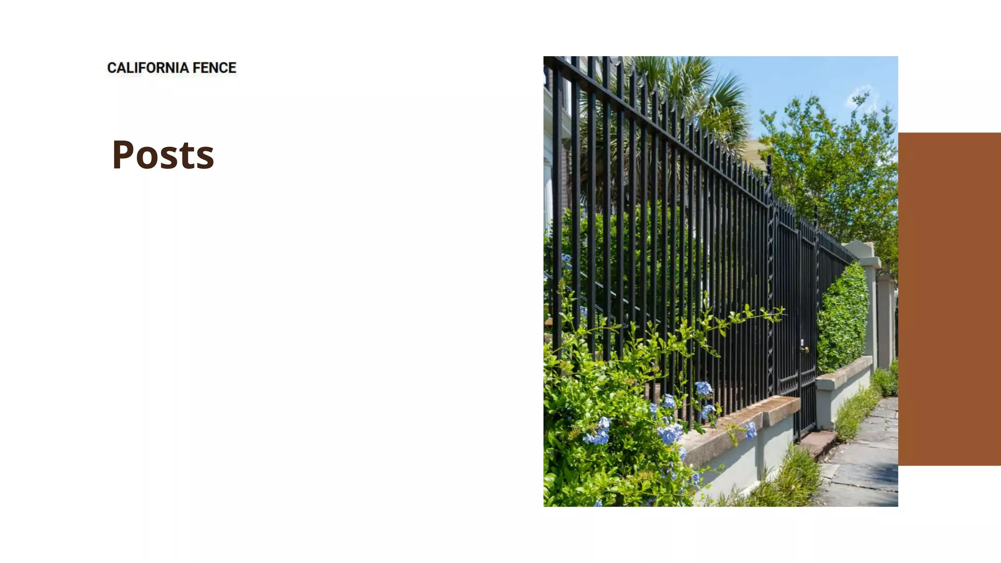 Know About the Most Important Components of Wrought Iron Fences | PPTX