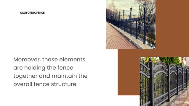 Know About the Most Important Components of Wrought Iron Fences | PPTX