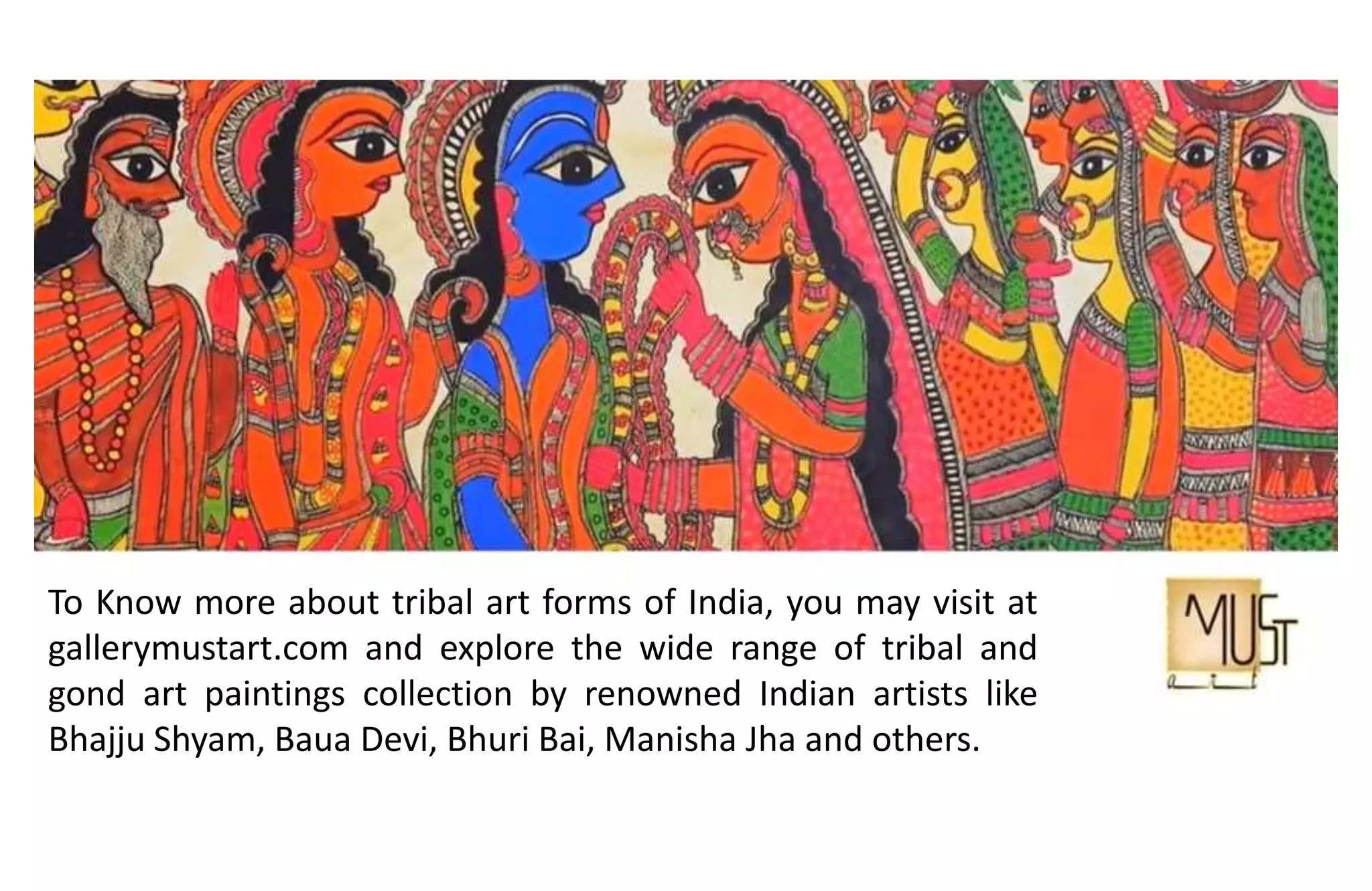 Know About Various Indian Tribal & Folk Art Forms | PPT