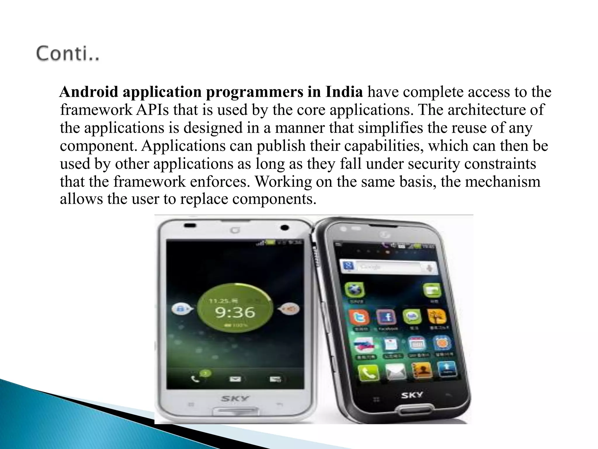 Know all about android development | PPT