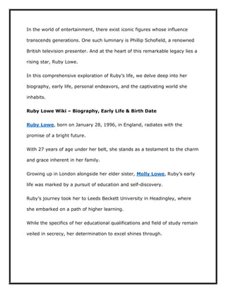 Know All About British TV Presenter Phillip Schofield daughter Ruby.pdf