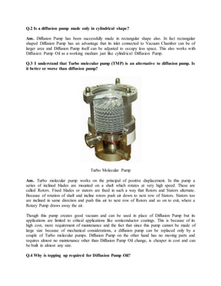 Know all about diffusion pump part 1 | DOCX