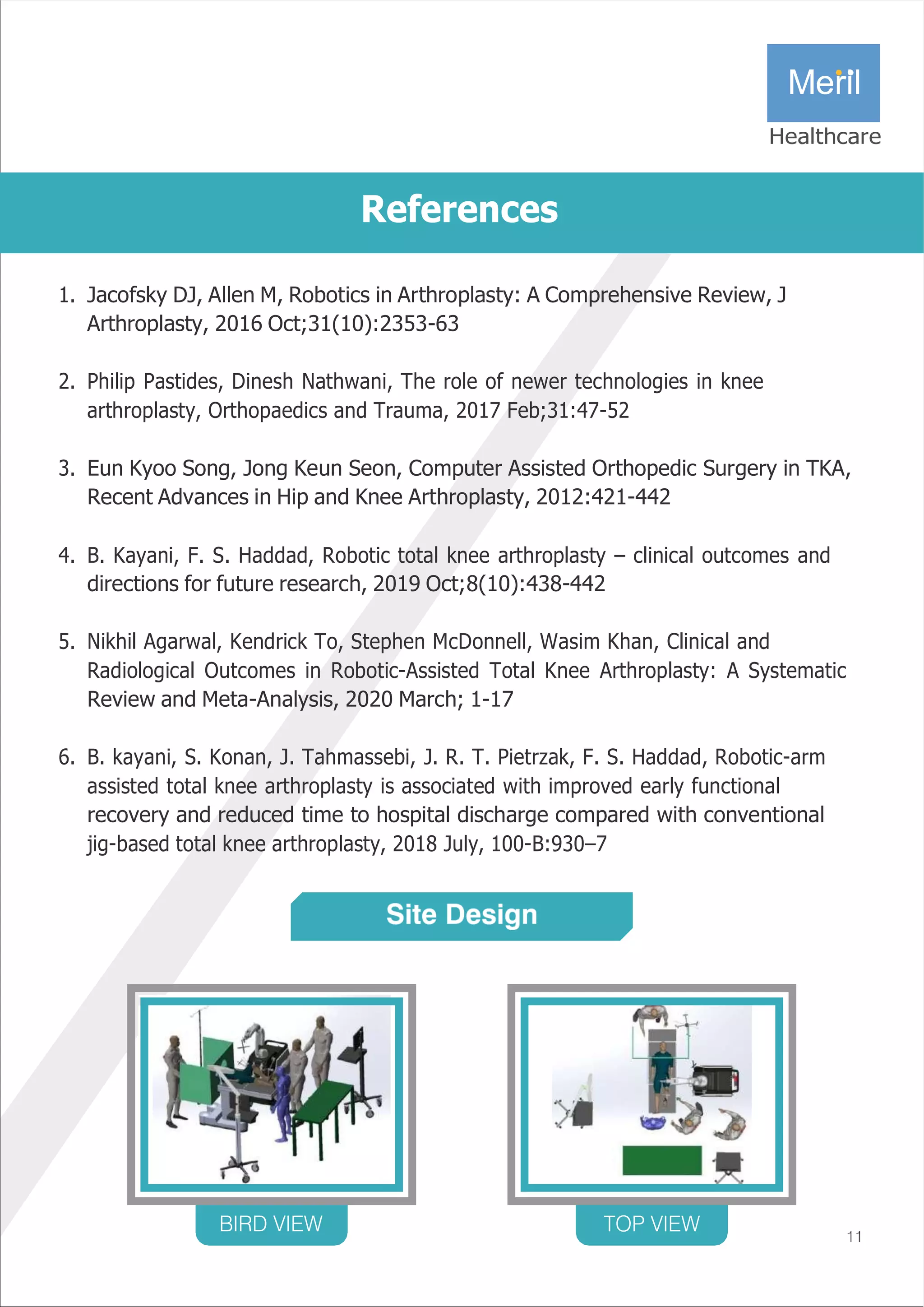 Know all about Latest CUVIS JOINT Robotic System Online at Meril Life | PDF