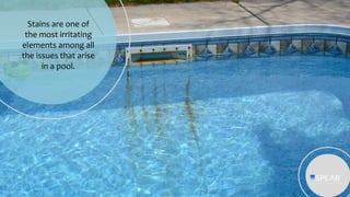 Know all about the Types of Stain in your Pool | PPTX | Swimming | Sports