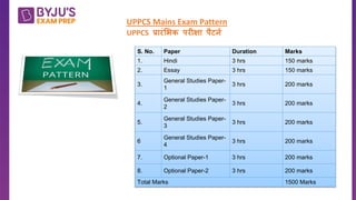 Know all about UPPCS: Eligibility, Exam Pattern, Syllabus | PPT