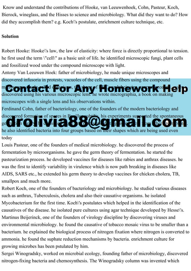 Know and understand the contributions of Hooke, van Leeuwenhoek, Cohn.pdf