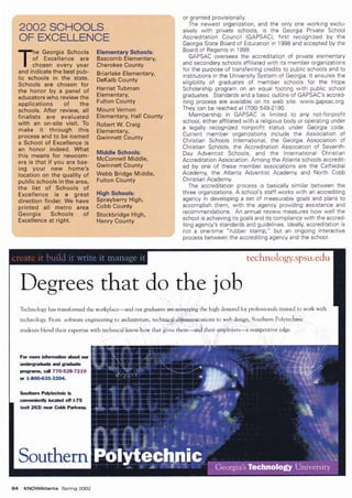 KnowAtlanta Magazine Spring 2002 | PDF