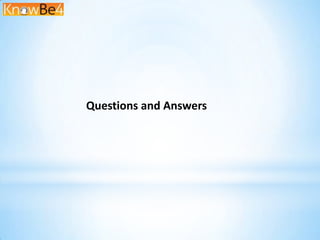 Security Awareness Training from KnowBe4 | PPTX