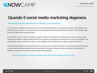 Knowcamp Modena: Commenti why!? | PDF