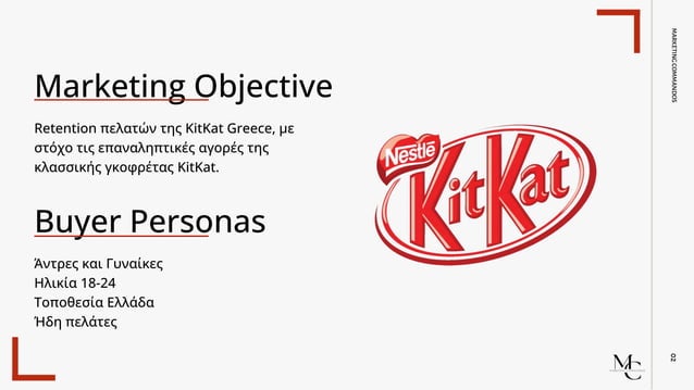 Digital Marketing Strategy presentation for the KitKat brand | PPT