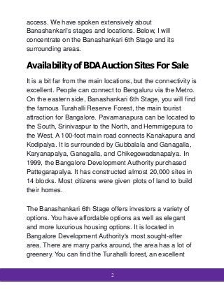 Know Everything about Banashankari 6th Stage- Bangalore Real Estate ...