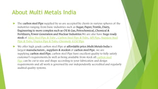 Know Everything About Carbon Steel Pipe - Multi Metals India | PDF ...