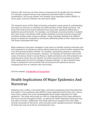 Know Everything About Major Epidemics And Norovirus Ohio State Research.pdf